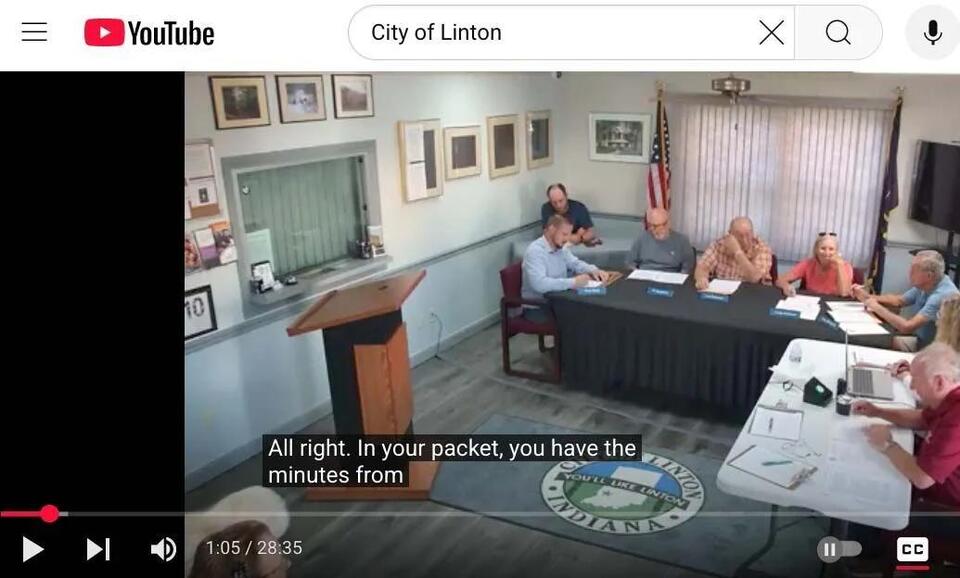 Linton City Council offers first livestreamed meeting - NewsBreak