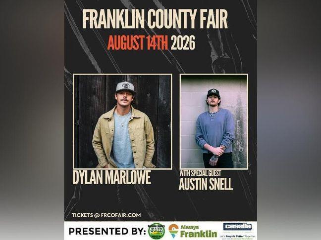 Nashville's Dylan Marlowe brings Country to Franklin Co. Fair line-up ...
