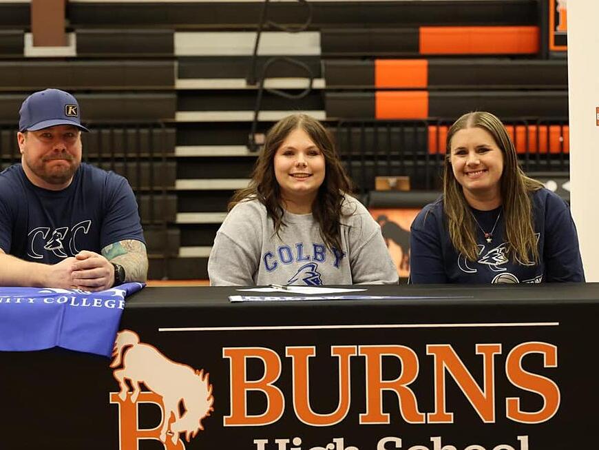 Madison Foley of Burns Signs with Colby College for Volleyball