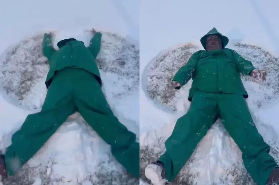 Lafayette Man Claims the Record for Biggest Snow Angel in Louisiana ...