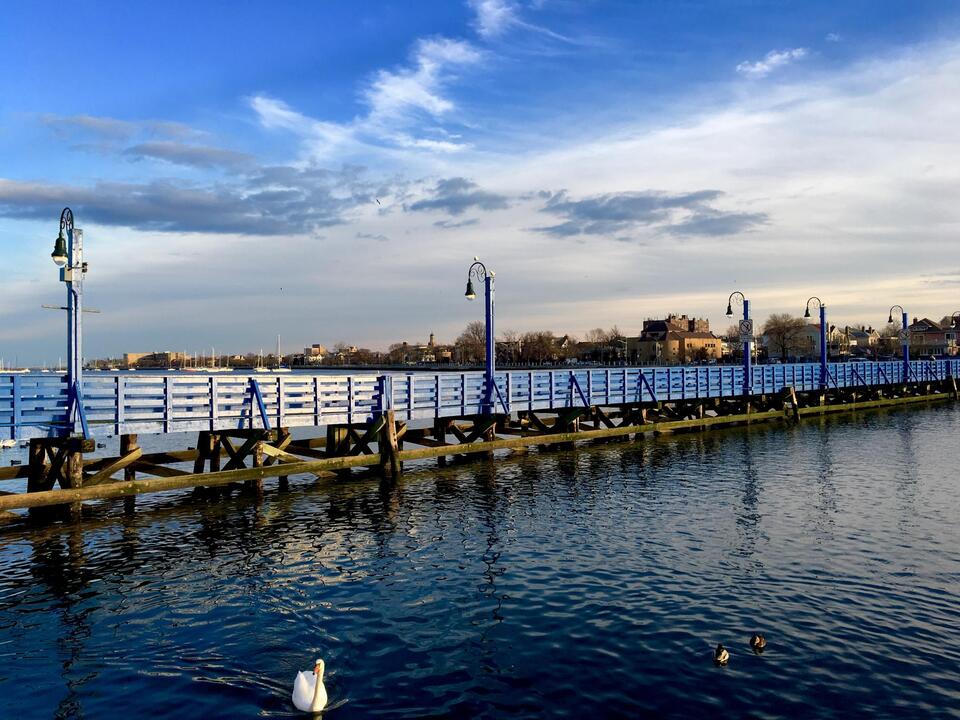 Ocean Ave. pedestrian bridge construction underway - NewsBreak