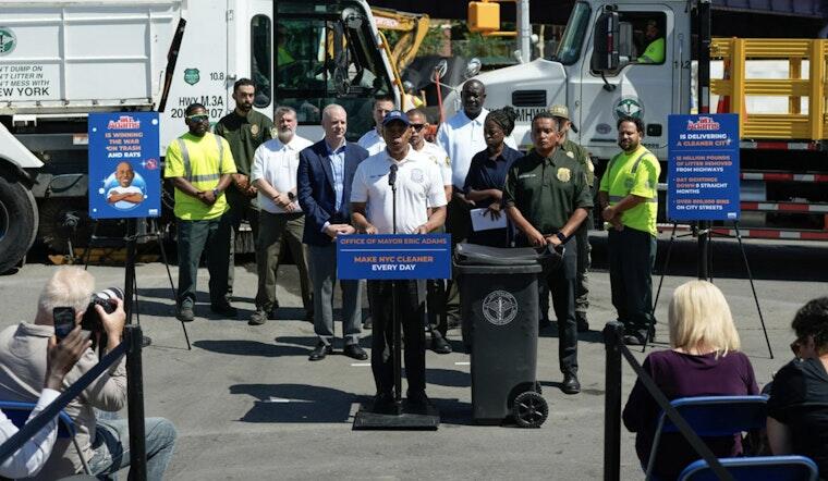 Mayor Eric Adams and DSNY Celebrate Removal of 15 Million Pounds of ...