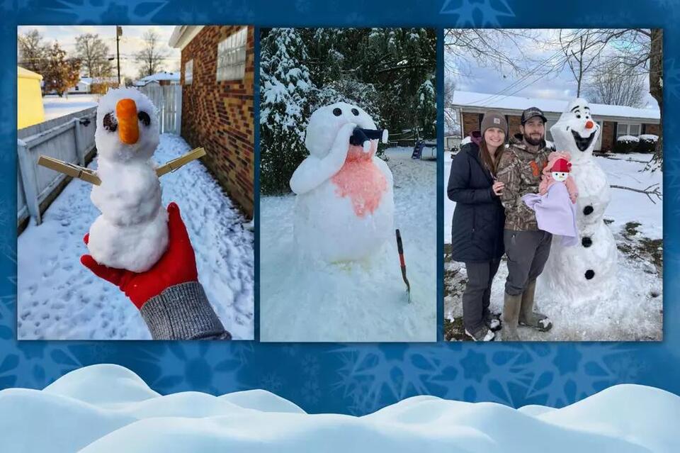 Indiana & Kentucky’s Best, Worst, and Most Creative Snowmen from the Jan Snowstorm - NewsBreak