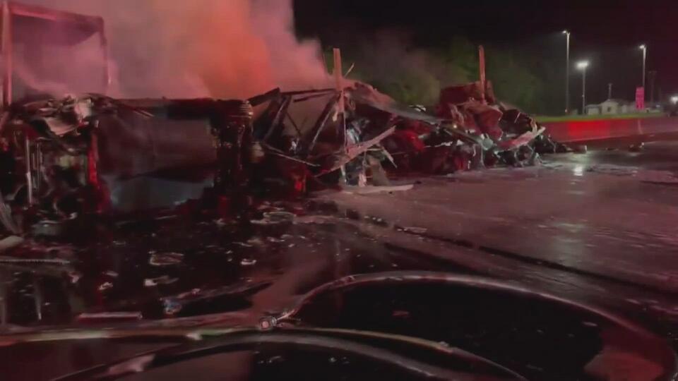 No injuries reported in fiery I-40 crash in Farragut - NewsBreak