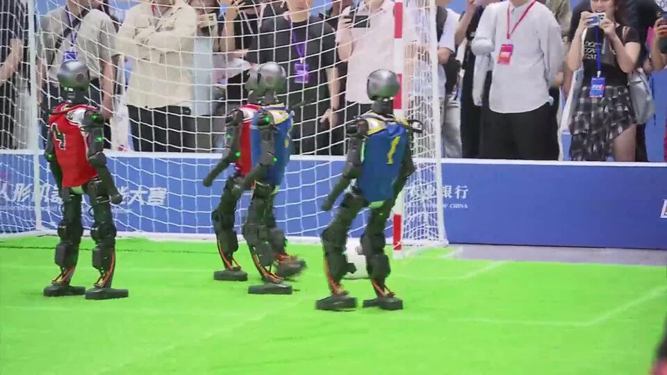 Humanoid Robots Compete in Shanghai's First Robotics Skills Competition ...
