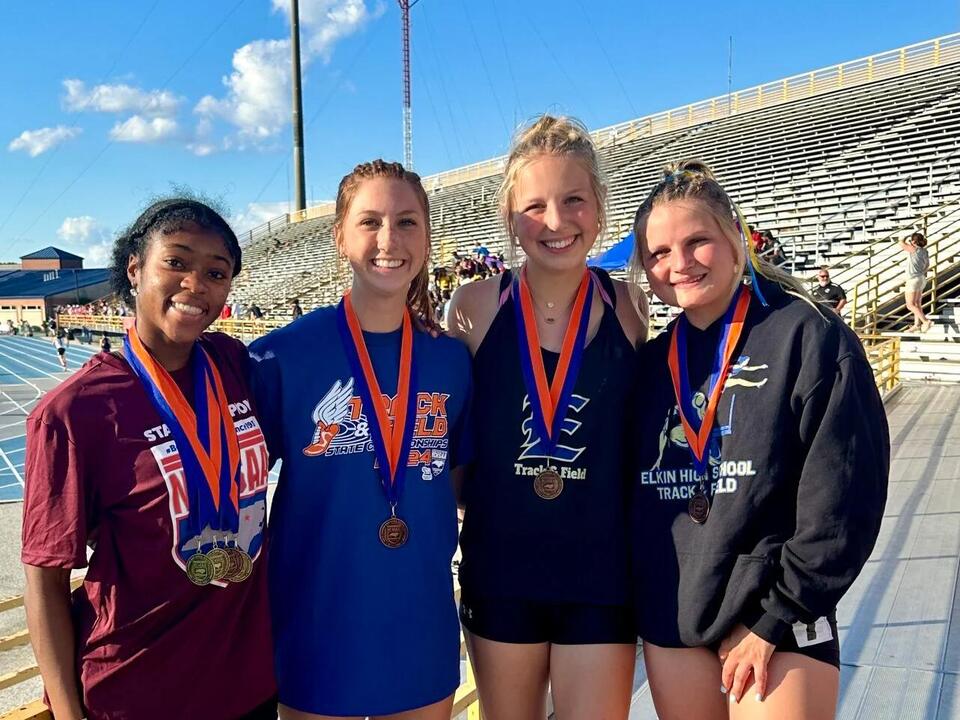 EHS Lady Elk’s Track Team finishes 1st in conference