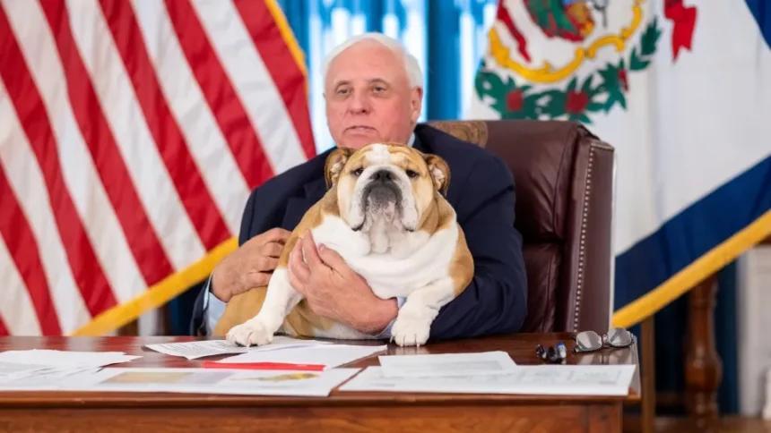 Who is Babydog? Gov. Justice of West Virginia brings his canine ...