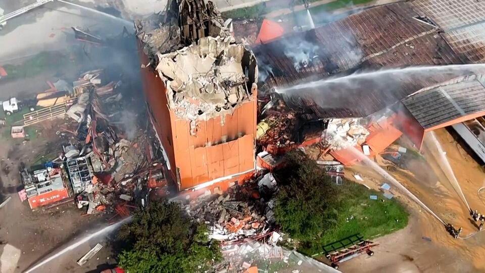 Aerials show dramatic aftermath of explosion at Nebraska biofuel plant ...