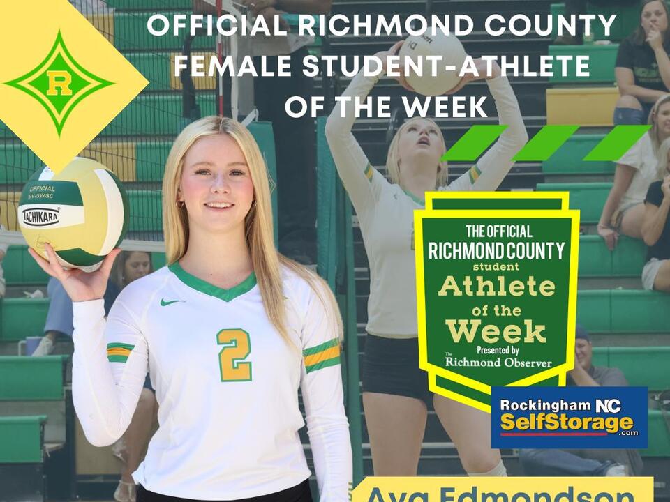 Ava Edmondson: The Official Richmond County Female Student-Athlete of ...