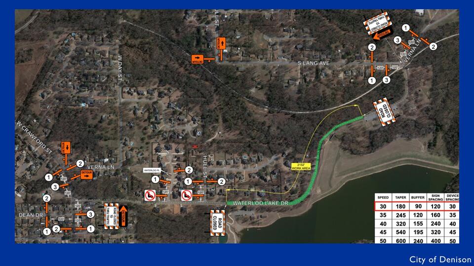 Detours set for Denison sewer line work - NewsBreak