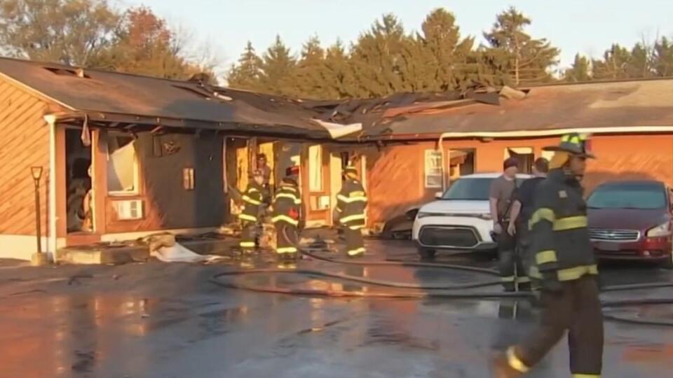 Fire rips through several rooms inside New Castle motel - NewsBreak