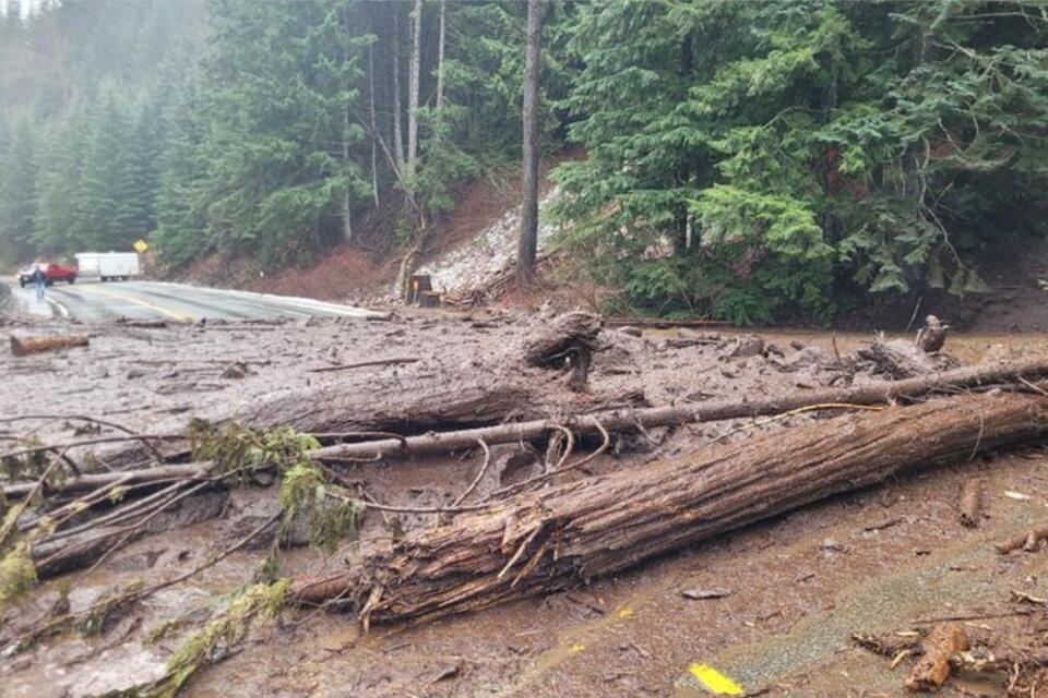 Blewett Pass, US 2 & I-90 Blocked by Mudslides - NewsBreak