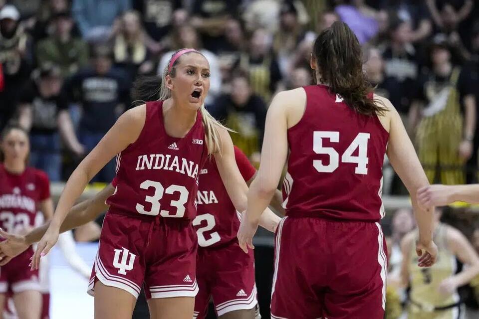 Parrish, No. 4 Indiana women turn back Purdue, record crowd - NewsBreak