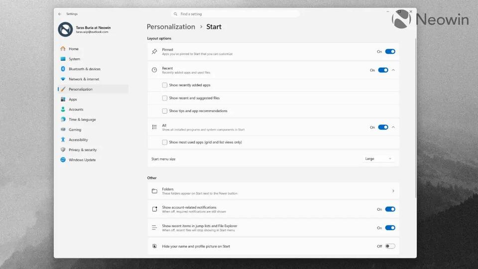 Windows 11 is getting new Start menu customizations, here is a closer ...