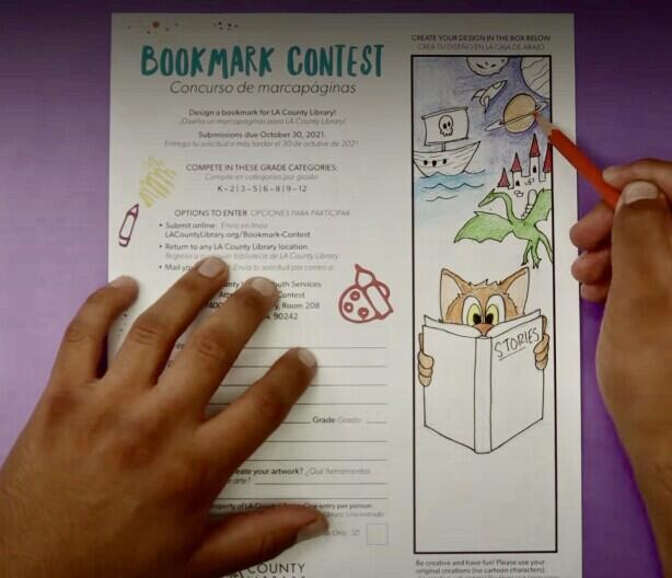 Calling young readers: You can design a bookmark for LA County ...