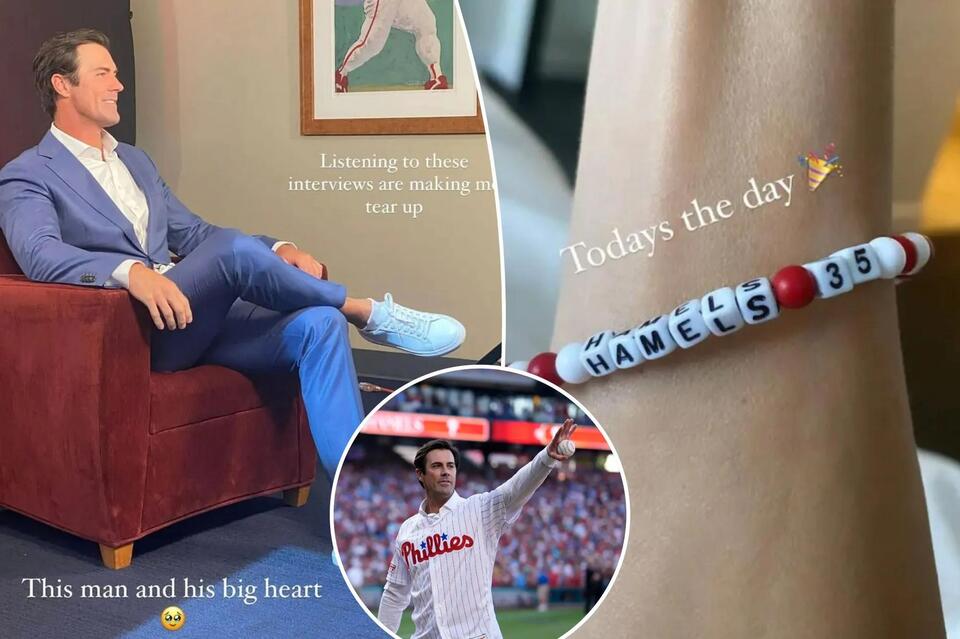 Cole Hamels’ girlfriend gives inside look at retirement night in Philly ...