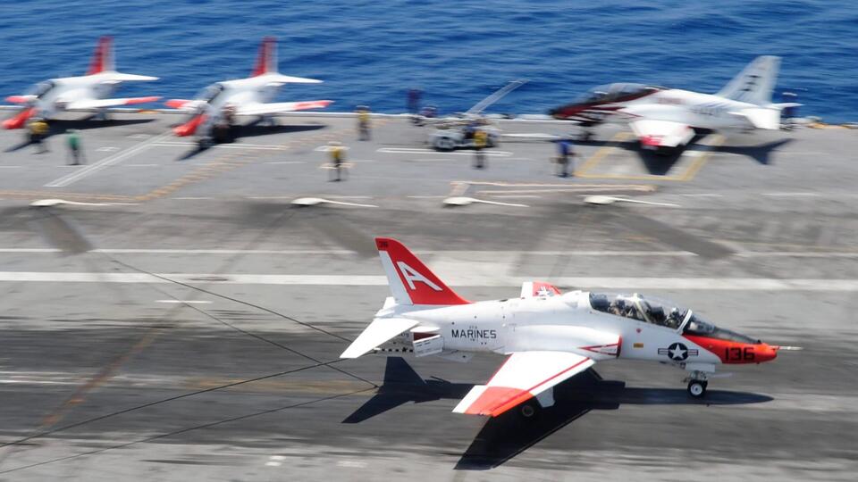 Navy unveils final RFP for new trainer aircraft to replace T-45 Goshawk ...