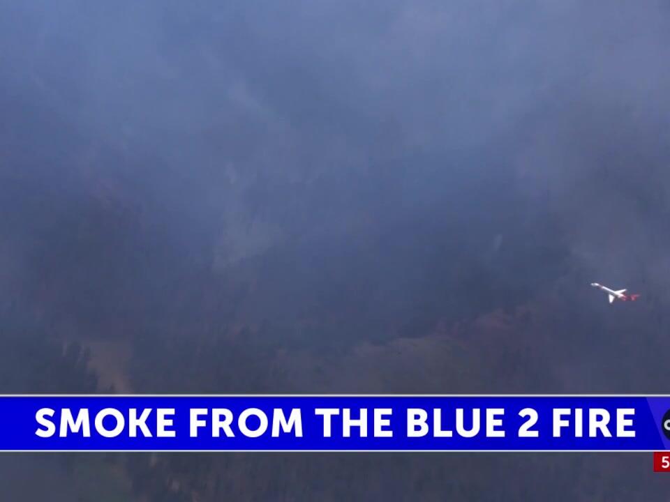 Blue 2 Fire now burning at an estimated 1,400 acres north of Ruidoso