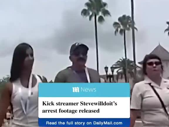 Police bodycam footage reveals the moment Stevewilldoit was arrested ...