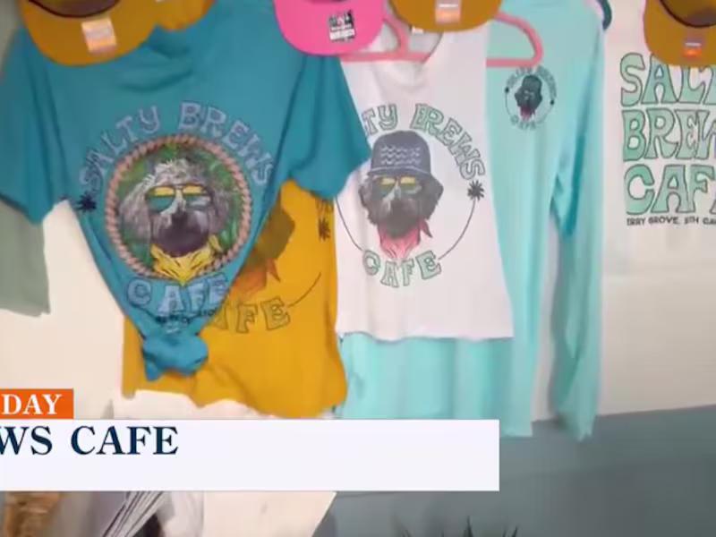 Get your Wednesday pick-me-up with Salty Brews Cafe
