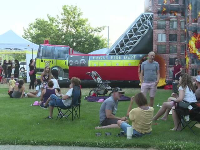 Opening night of Eagle Fun Days