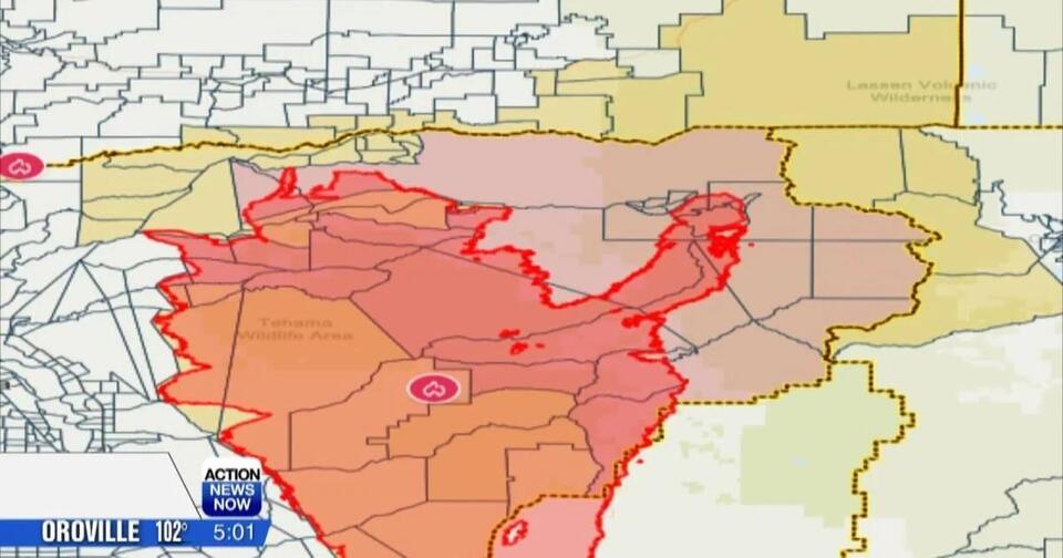 Park Fire: operation & evacuation maps - NewsBreak