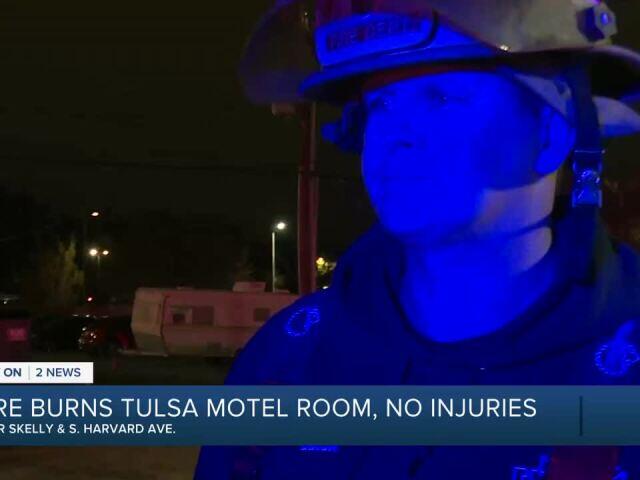 No injuries after motel fire near Skelly and Harvard - NewsBreak