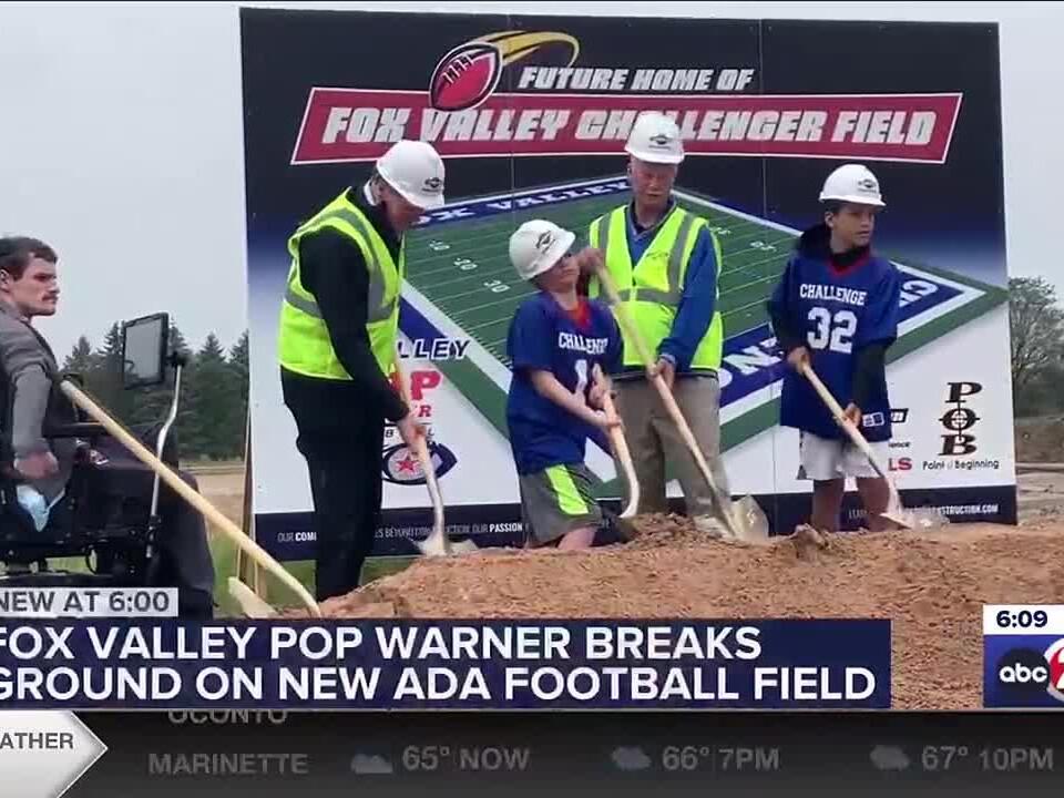 Fox Valley Pop Warner breaks ground on new ADA-compliant football field