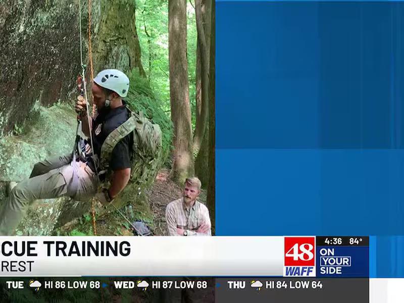 Lawrence County Sheriff’s Office conduct cave rescue training