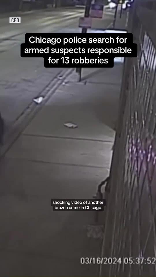 Shocking Video Of A Brazen Crime In Chicago Shows Two Masked Men Hold A