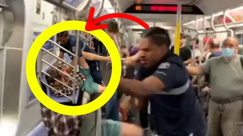 Wild Brawl Erupts in New York Subway as Bike Joins the Fray: ‘Spider ...