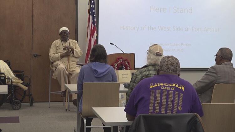 Port Arthur Public Library hosts 'Here I Stand' program with Richard ...
