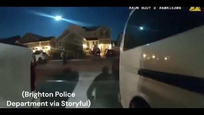 WATCH: Fireball in sky caught on police bodycam - NewsBreak