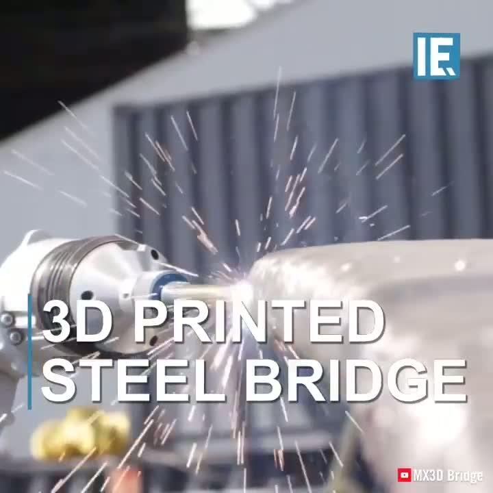 This stainless steel bridge is the largest 3D printed metal structure ...
