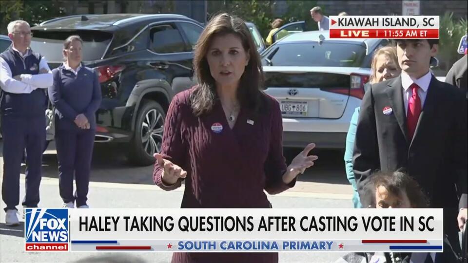 Reporters Press Nikki Haley Over Why She’s Still Running Right After ...