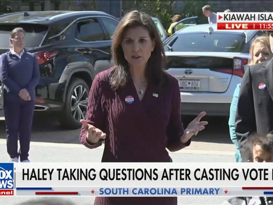 Reporters Press Nikki Haley Over Why She’s Still Running Right After ...