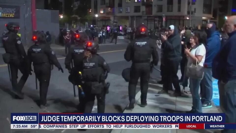Frog v ICE at Portland antifa protests sends social media into frenzy ...