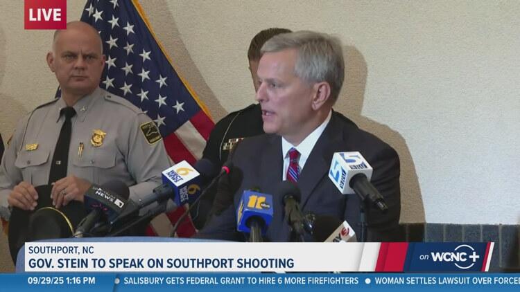 'I'm heartbroken' || Gov. Josh Stein speaks on Southport shooting ...