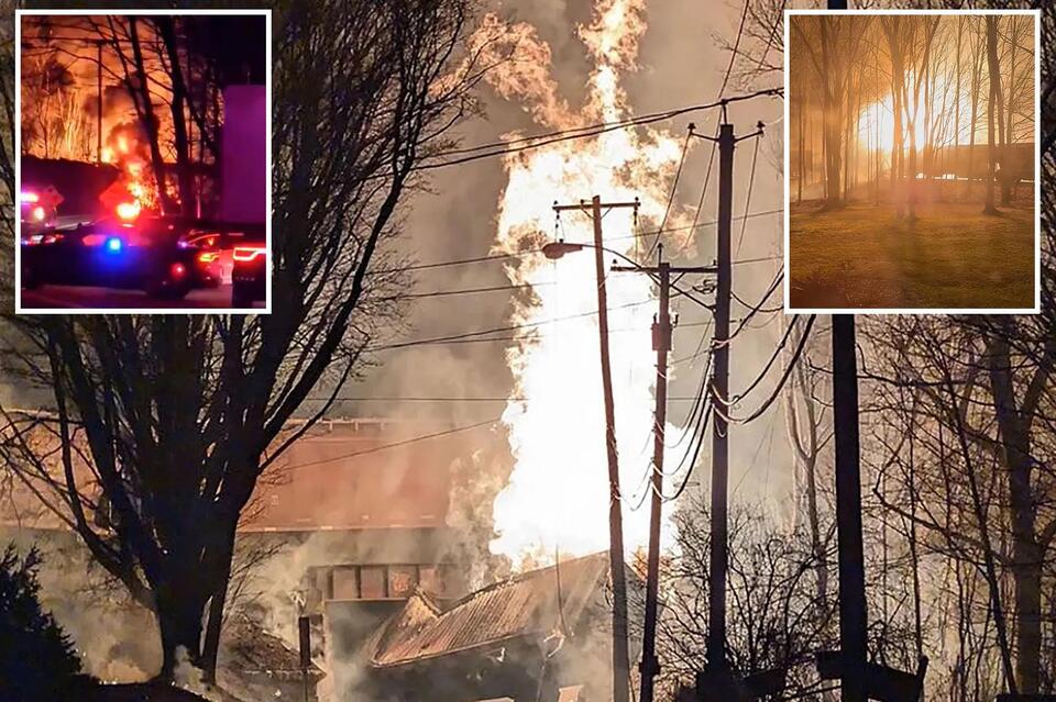 Explosion involving 18-wheeler sparks massive inferno with flames ...