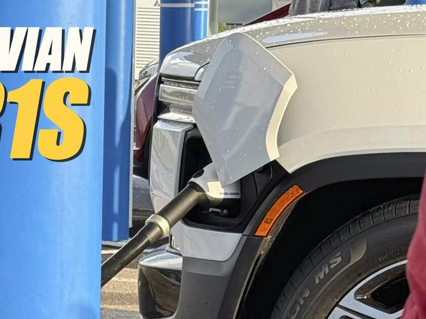 2025 Rivian R1S Spotted In The Wild Revealing New Headlights