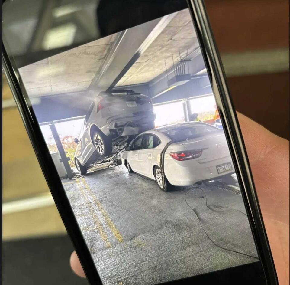 Car Hangs Off Upmc Shadyside Parking Garage (Photos) - NewsBreak