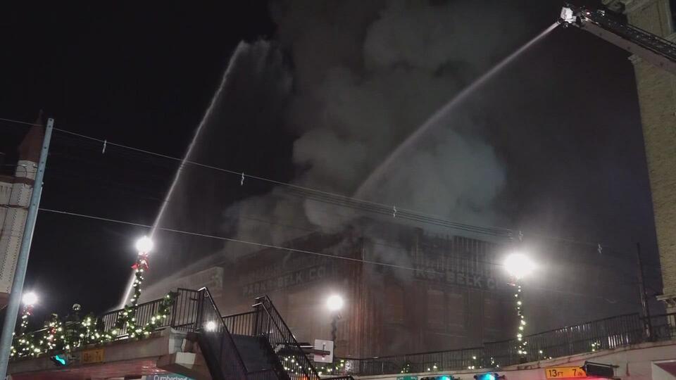 Crews starting to tear down the former Parks-Belk building - NewsBreak