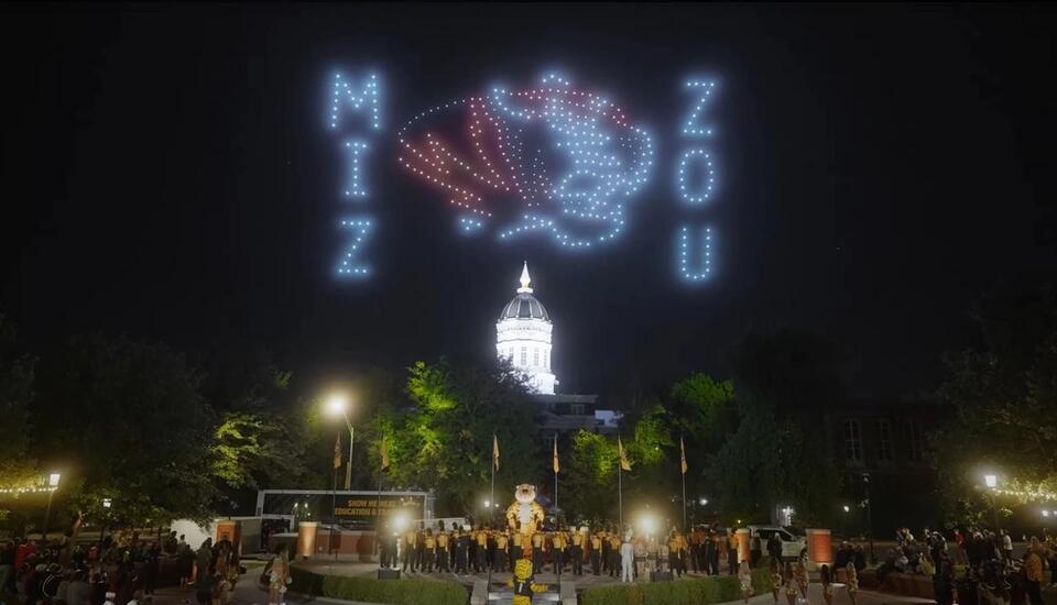 Spectacular Drone Show Dazzles Over Mizzou in Missouri - NewsBreak