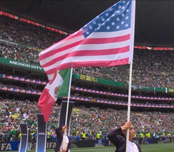 Mexico fans boo US flag during World Cup opening ceremony - NewsBreak