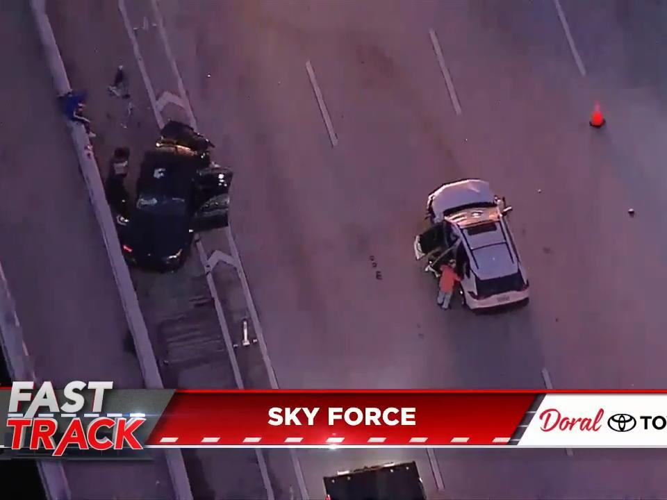 Major crash causes traffic backup on MacArthur Causeway Major crash causes traffic backup on MacArthur Causeway