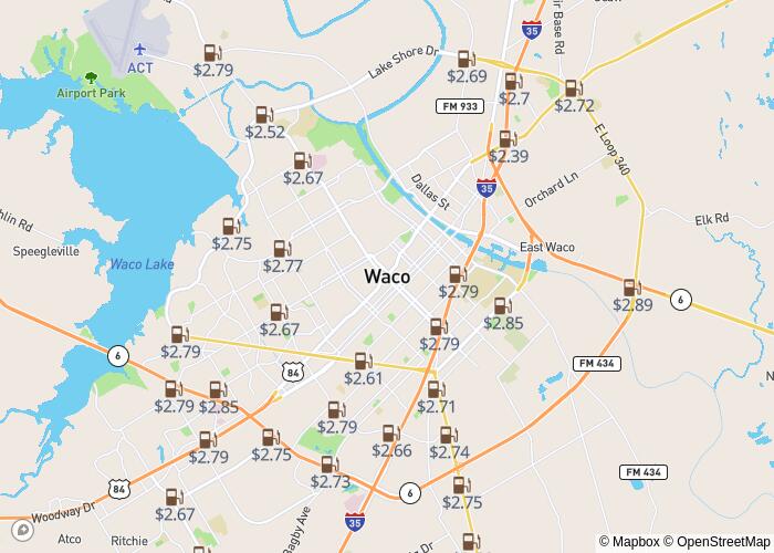 Paying too much for gas Waco? Analysis shows most expensive station ...