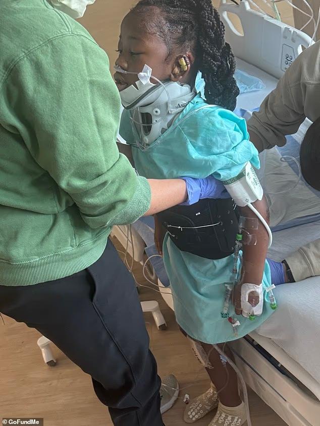 Adorable girl, 8, spending Christmas in hospital after being hit by car ...