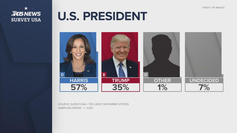 New poll reveals Kamala Harris holds an edge over Donald Trump in ...