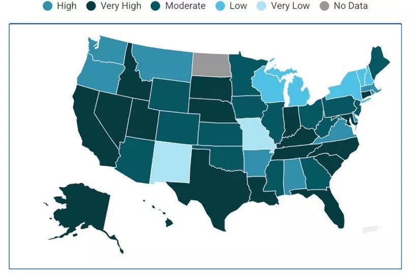 Map shows the states where new Covid variant is soaring - NewsBreak
