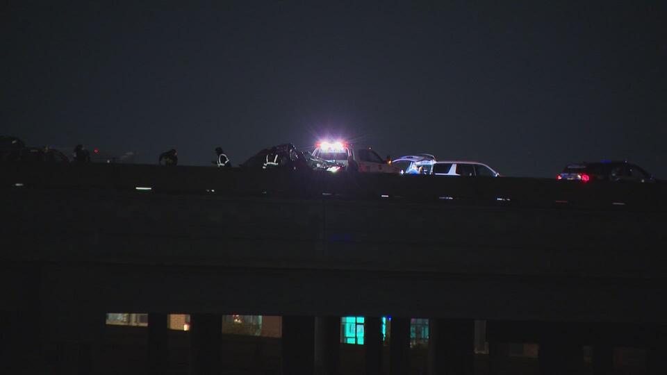 Crash turns deadly after tow truck slams into disabled car on the Katy ...